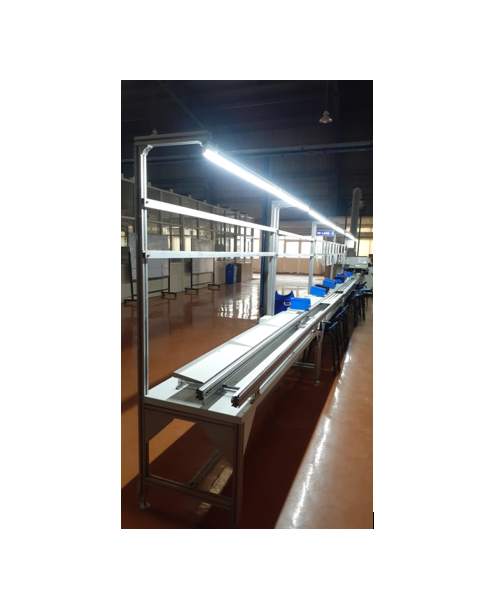 MI Line Module 2.4 Mtr Industrial PCB Assembly Conveyor System