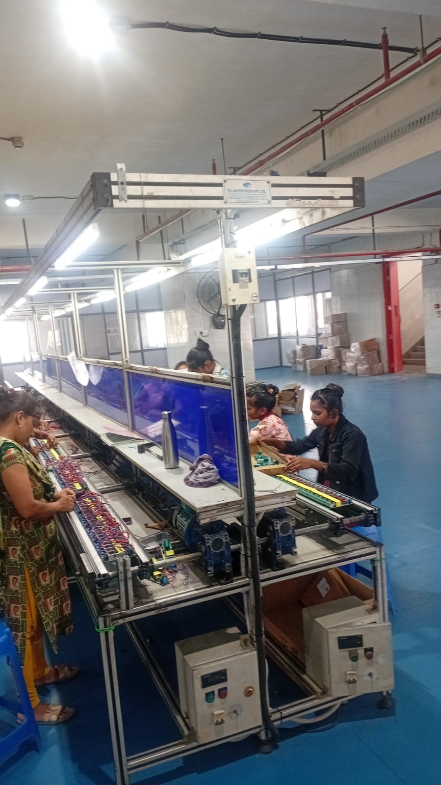 MI Line Module 2.4 Mtr Industrial PCB Assembly Conveyor System